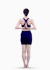 Tadasana Paschim Namaskar